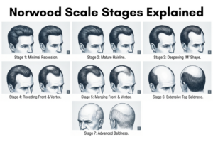 Understanding the Norwood Scale: A Guide to Tracking and Treating Hair Loss